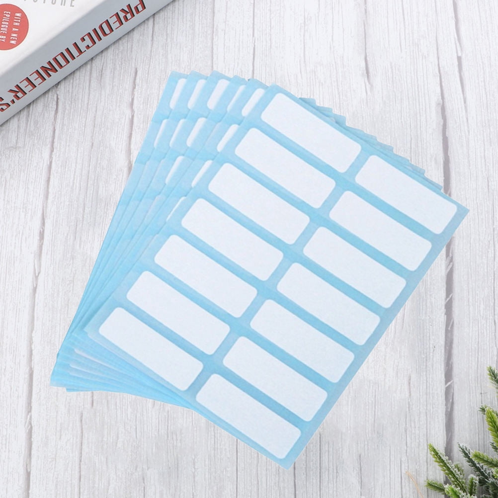 ELAYARD 6Pcs Classification Label Sticker White for Containers Bottles ...