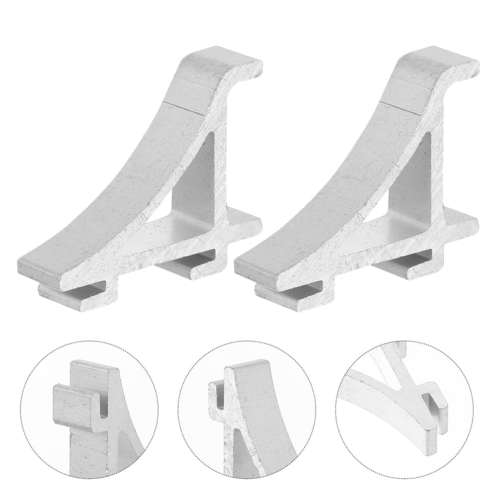 ELAYARD 6pcs Metal Shelf Clips in Aluminum for Freezer Use to Maximize ...