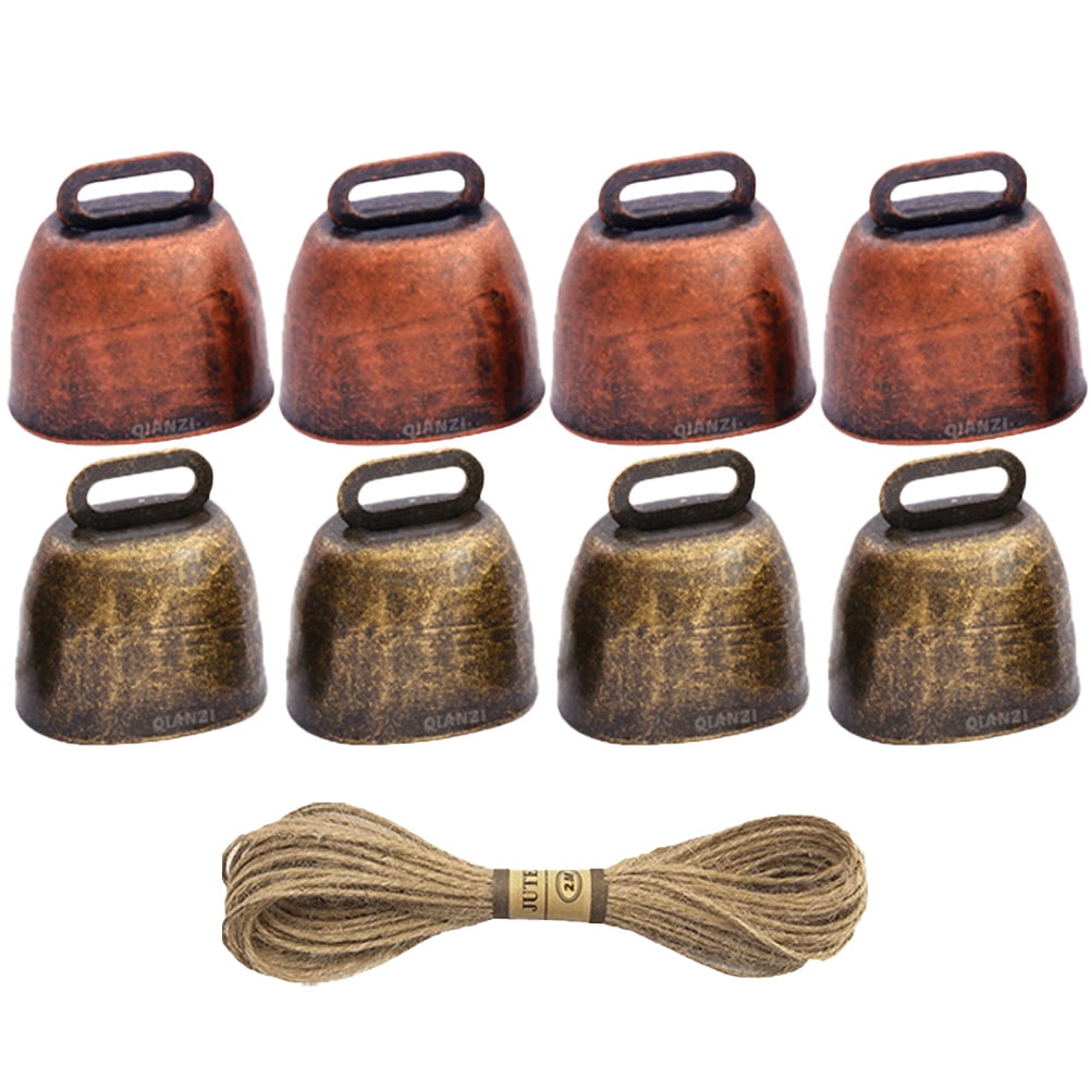 ELAYARD 8 Bells 1 Rope 3 Meter Assorted Color Metal Animal Metal Bell ...