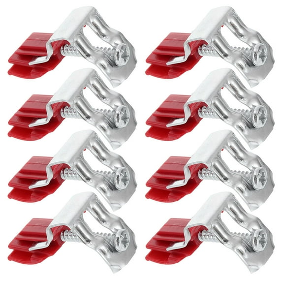 ELAYARD 8Pcs Red Kitchen Sink Clips with Adjustable Screws Nodrill ...
