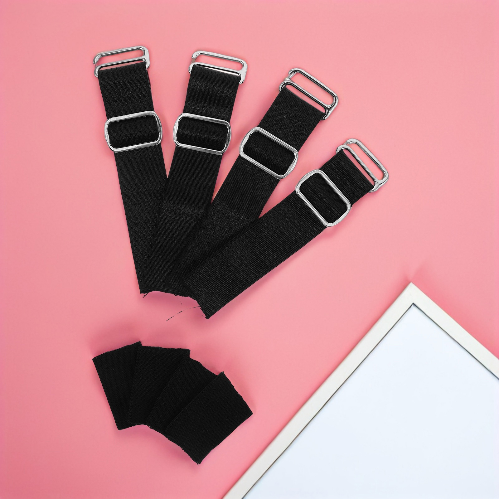 ELAYARD Sun Hat Buckle Extender Elastic Straps Black Women Fishing 4pcs ...