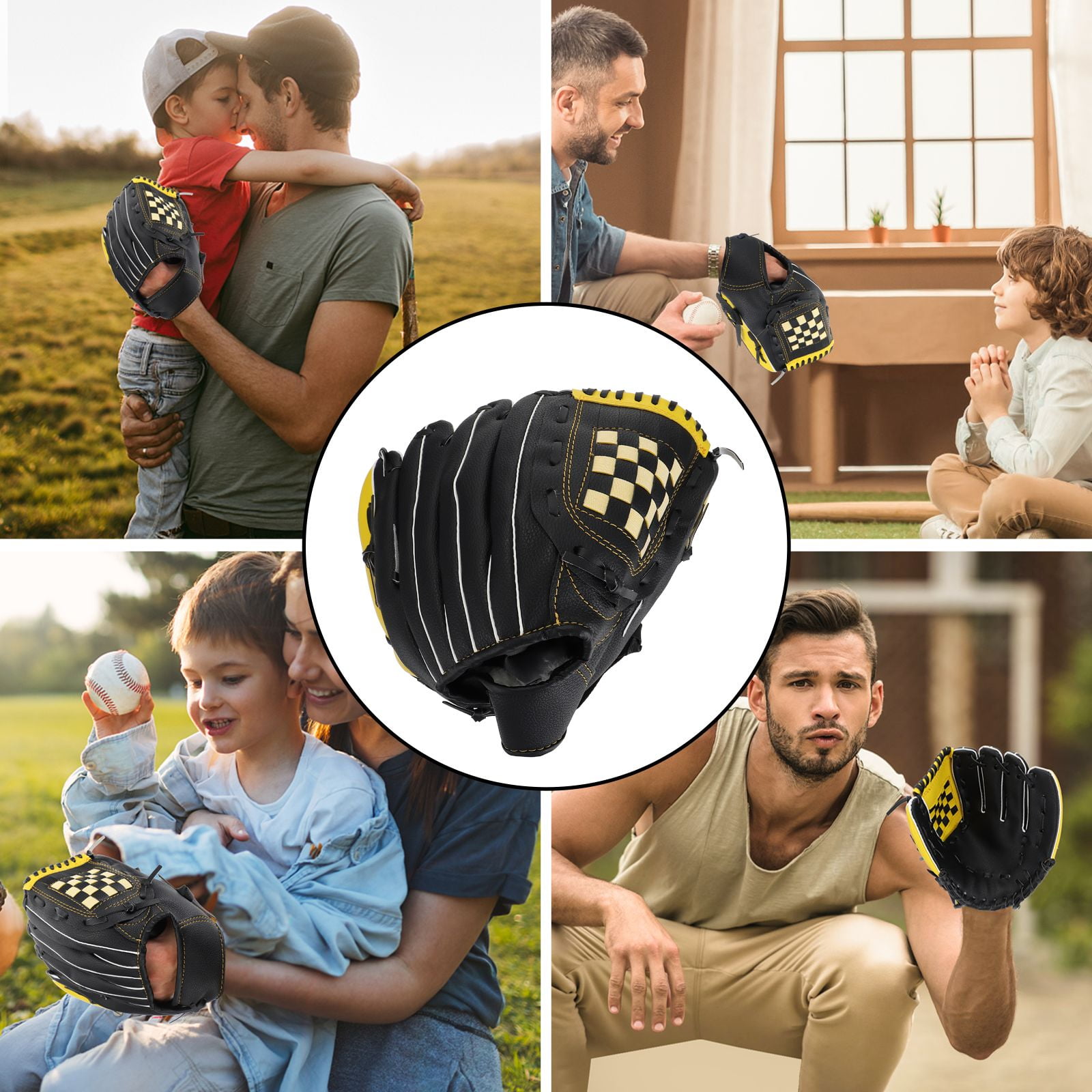 ELAYARD Baseball Play Softball Mitts Tear Proof General Competition ...