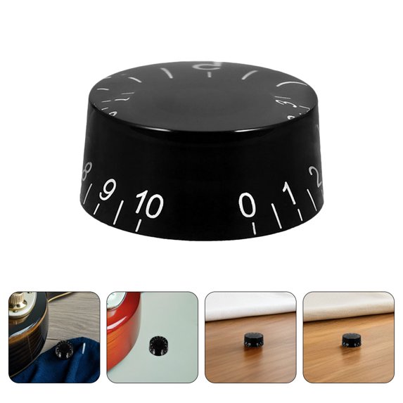 ELAYARD Bass Guitar Volume Knobs Sleek Design Abs Material 8Pcs For ...