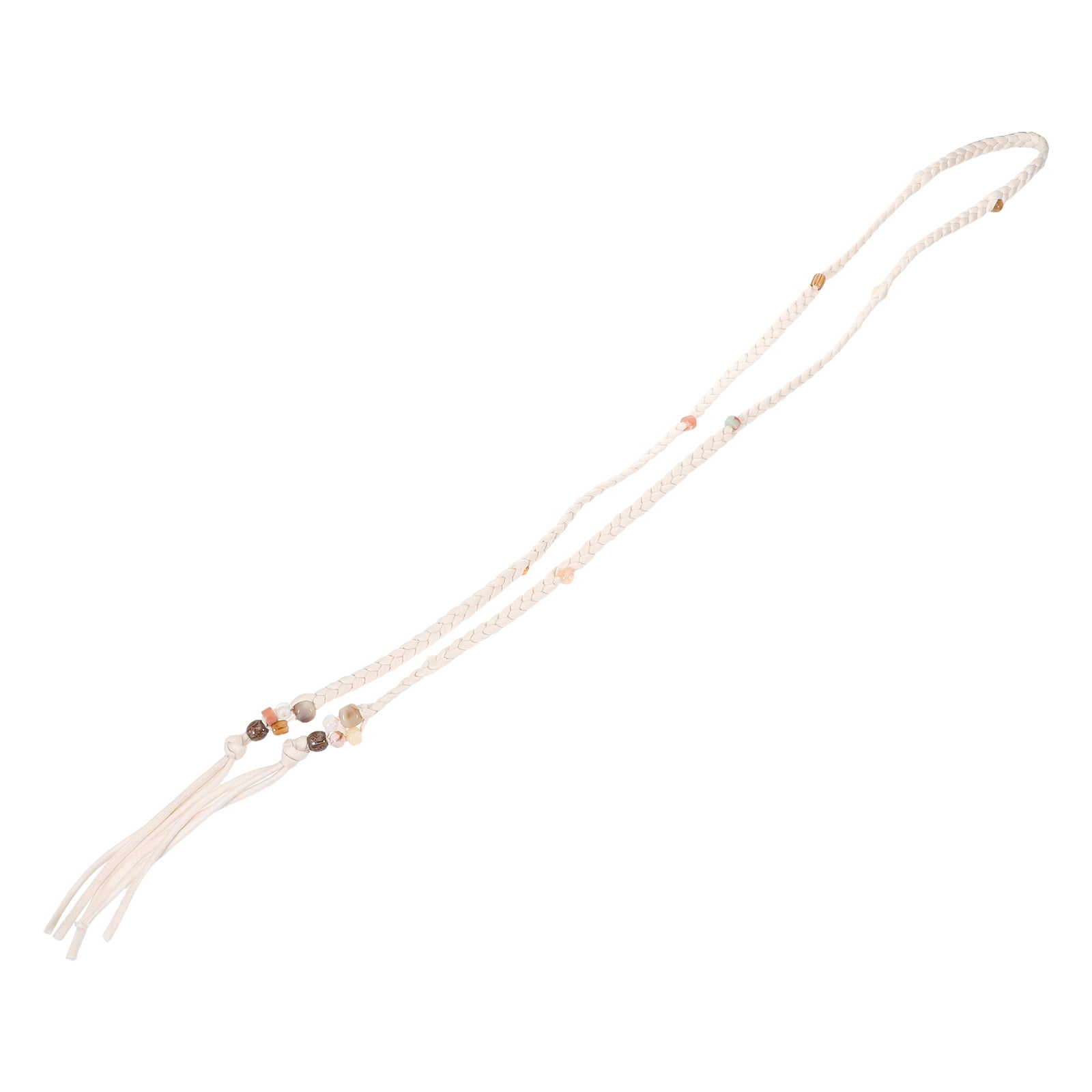 ELAYARD Beige Macrame Cotton Rope Belt for Women, Handcrafted Bohemian ...