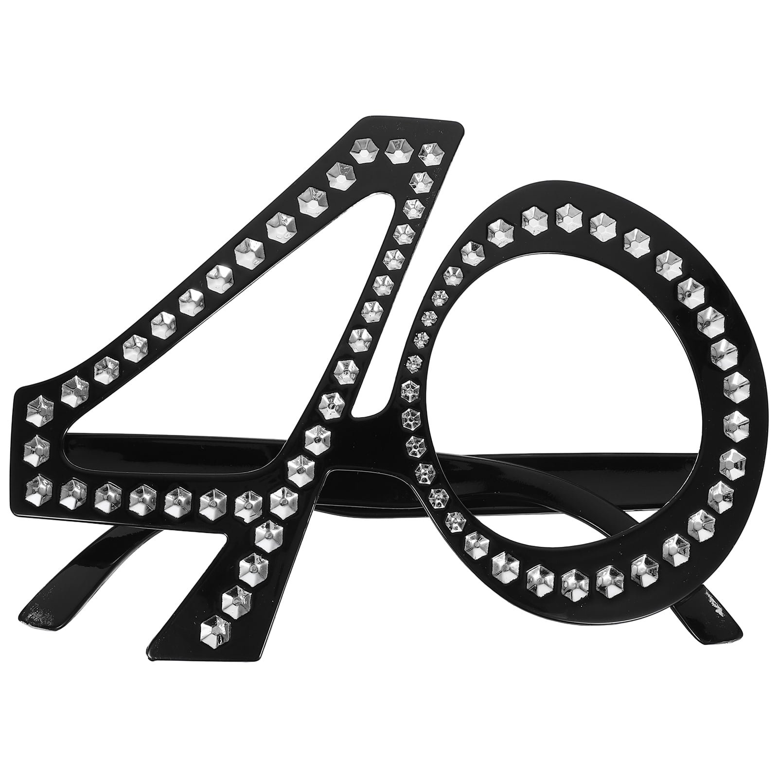 ELAYARD Birthday Decoration Number Eyeglasses Plastic For Adults 1Set ...