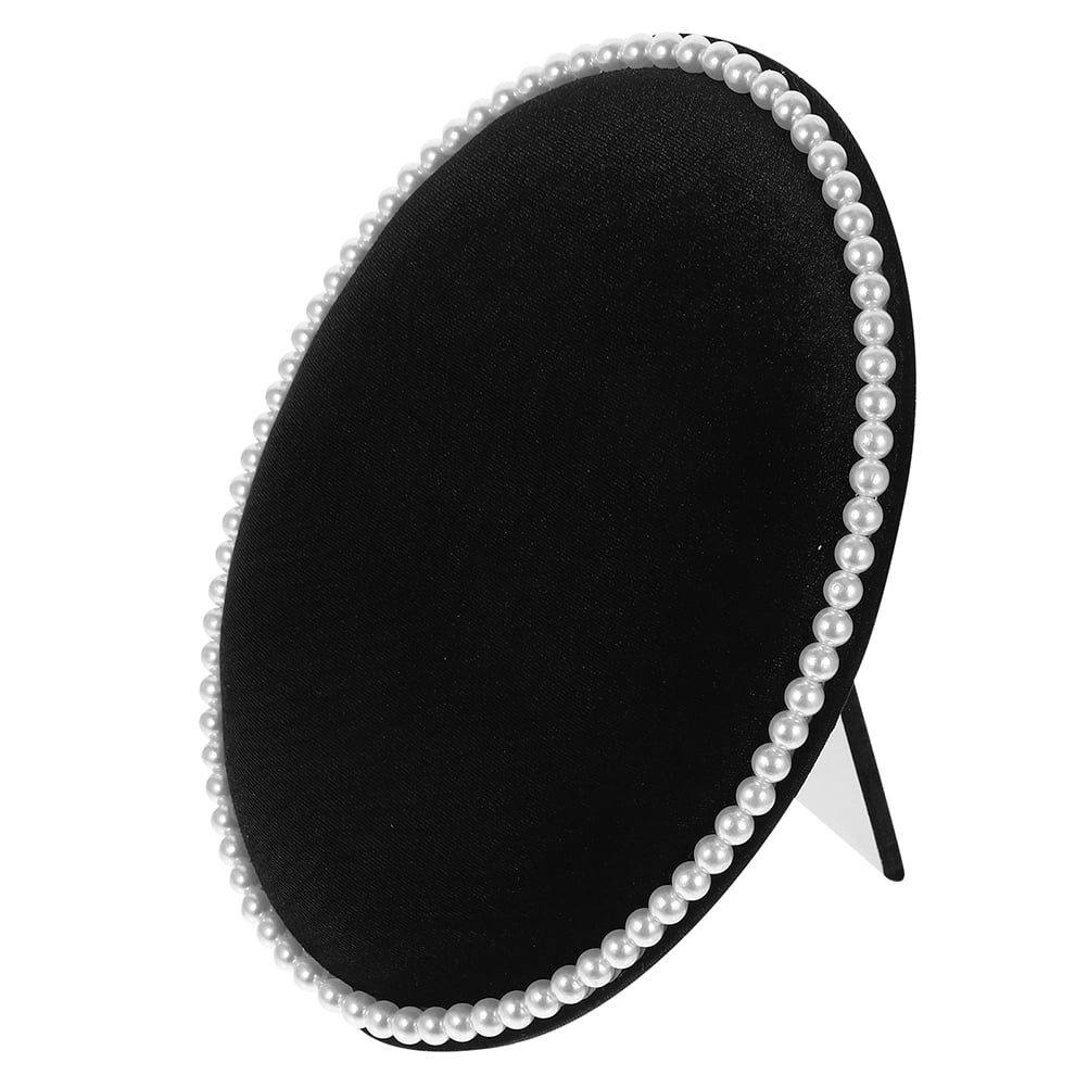 ELAYARD Black Earring Display Stand Oval Panel Jewelry Holder Soft Lint ...