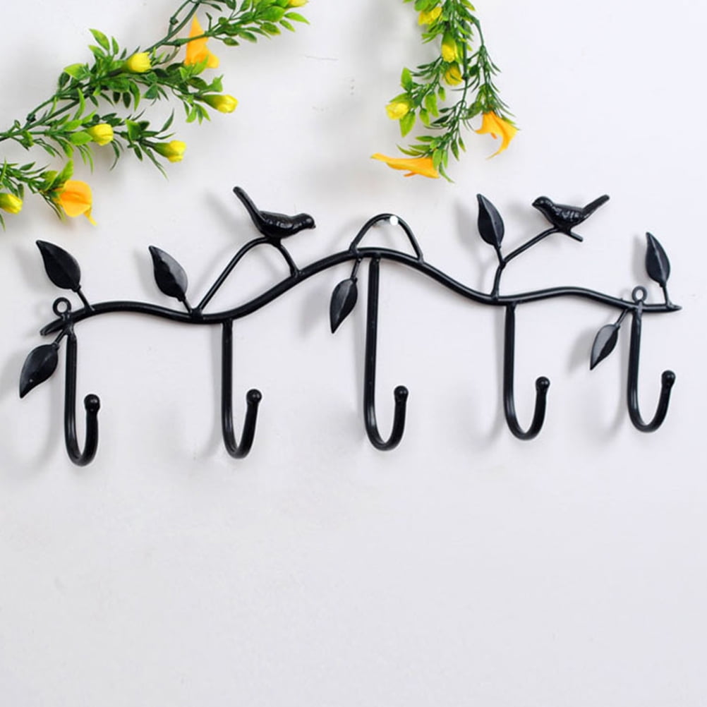 ELAYARD Iron Hook Black Creative Design Practical Home Hook for ...