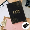 ELAYARD 2026 Daily Business Planner Notebook in Black - Task Organizer ...