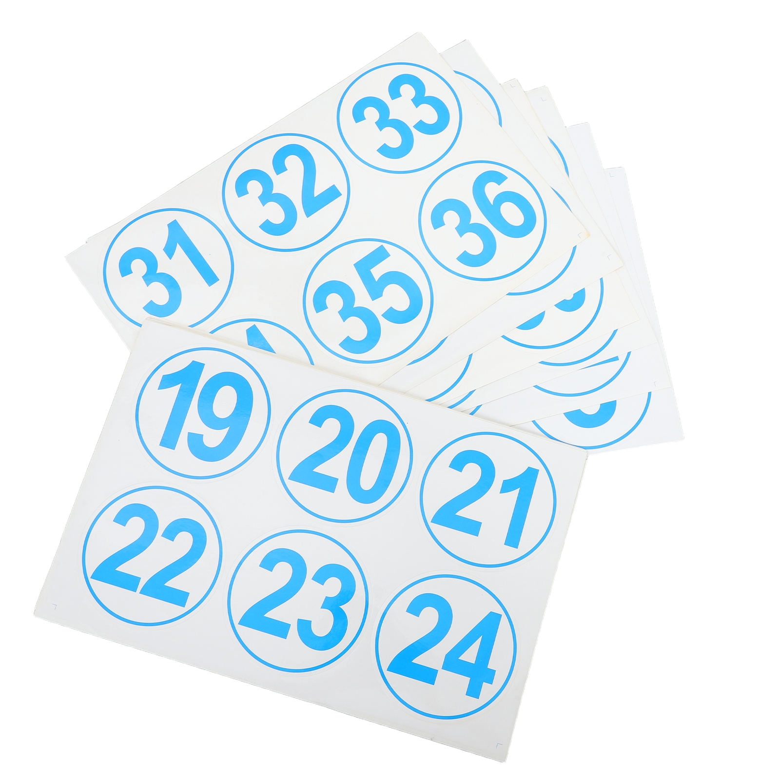 ELAYARD Self-Adhesive Floor Dot Stickers Large Number Labels for ...
