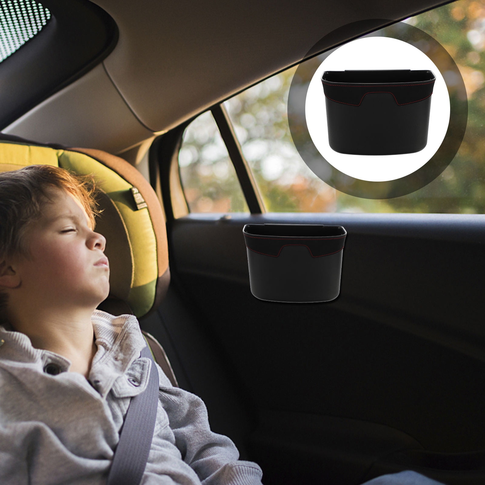 ELAYARD Car Accessories 1Pack Rectangular Plastic Auto Trash Bin for ...