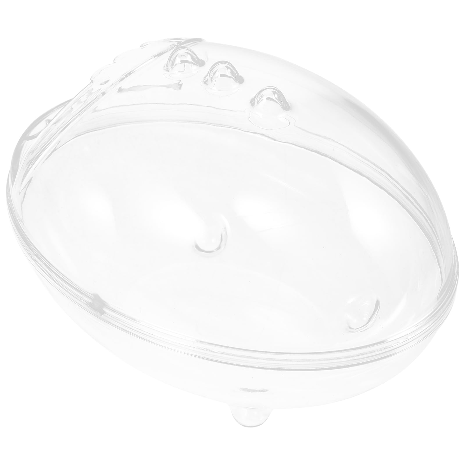 ELAYARD Clear Acrylic Hamster Sand Bath Box for Small Pets with Wear ...