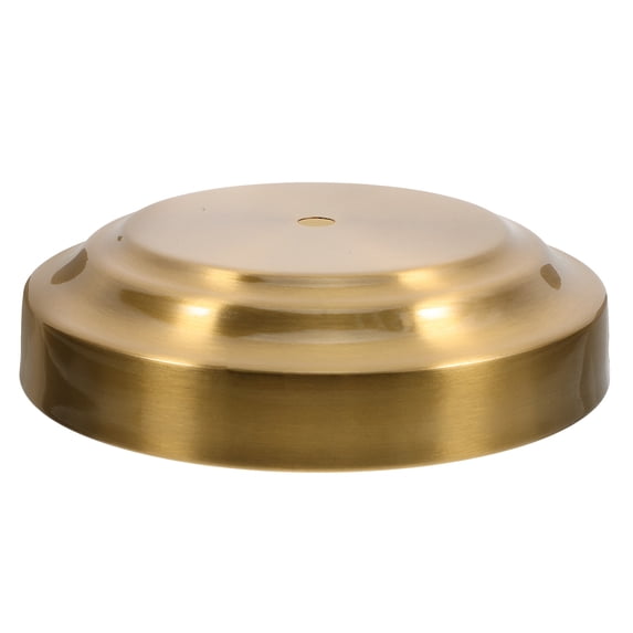 ELAYARD Golden Metal Table Lamp Base Round Smooth Solid Stand for ...
