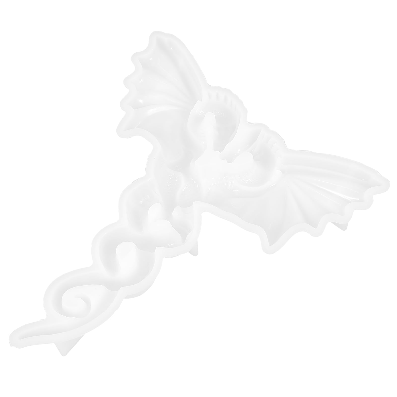 ELAYARD Couple Dragon Craft Mold Dragon Shaped Mold White 1Set for DIY ...