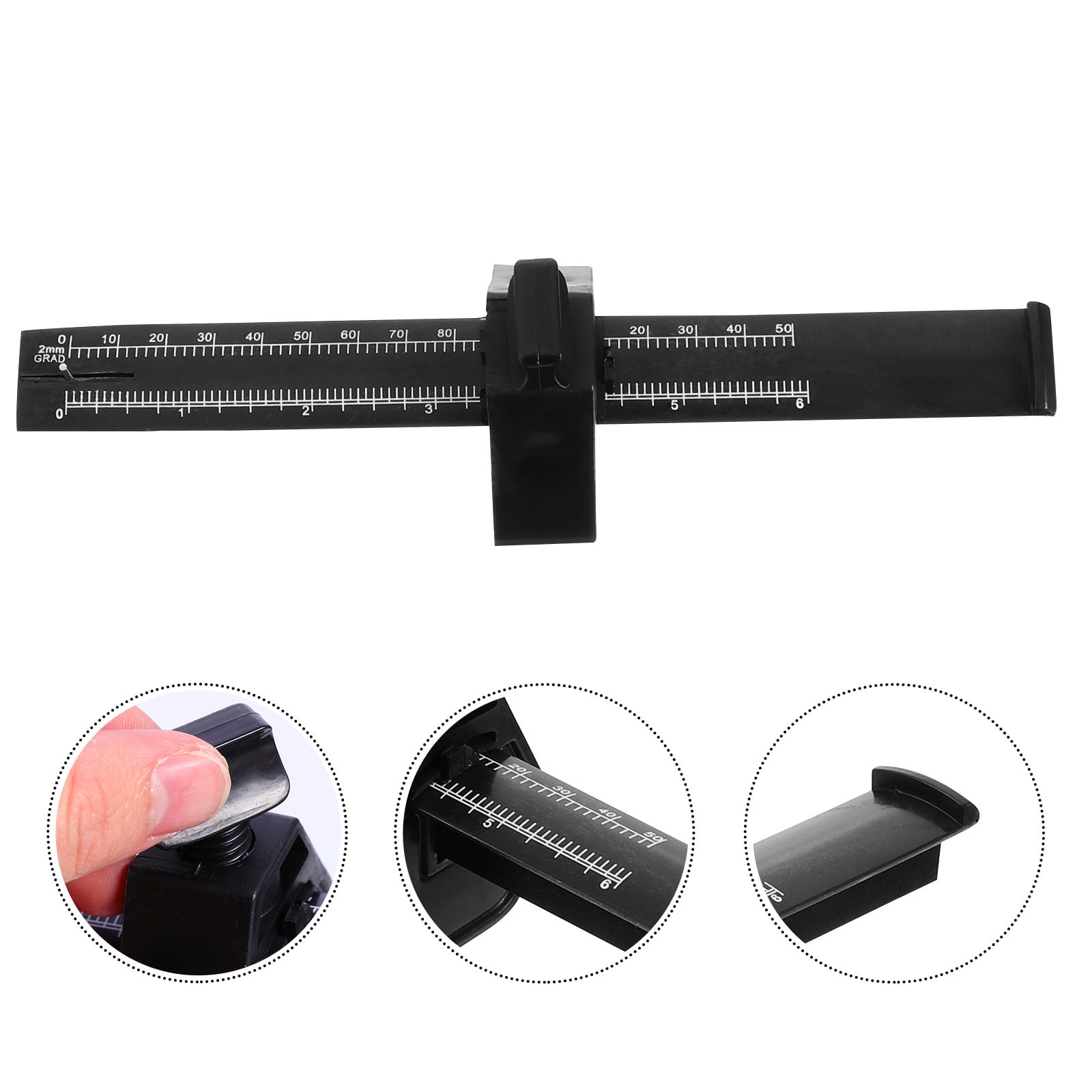 ELAYARD DIY Lovers 1Pack Black Plastic Parallel Scriber Marking Gauge ...