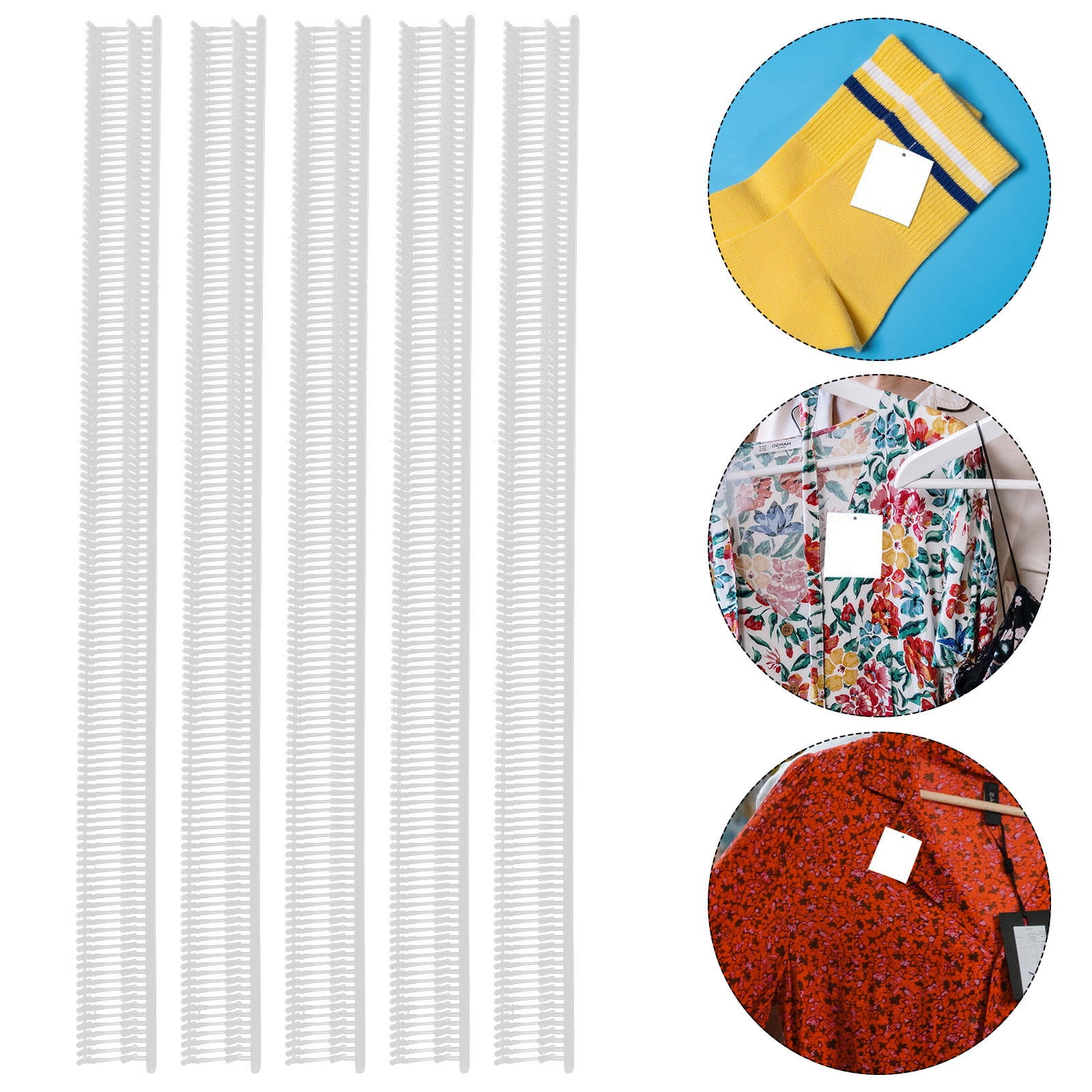ELAYARD Easy Use White Clothing Tag Barbs for Price Tags Label Security ...