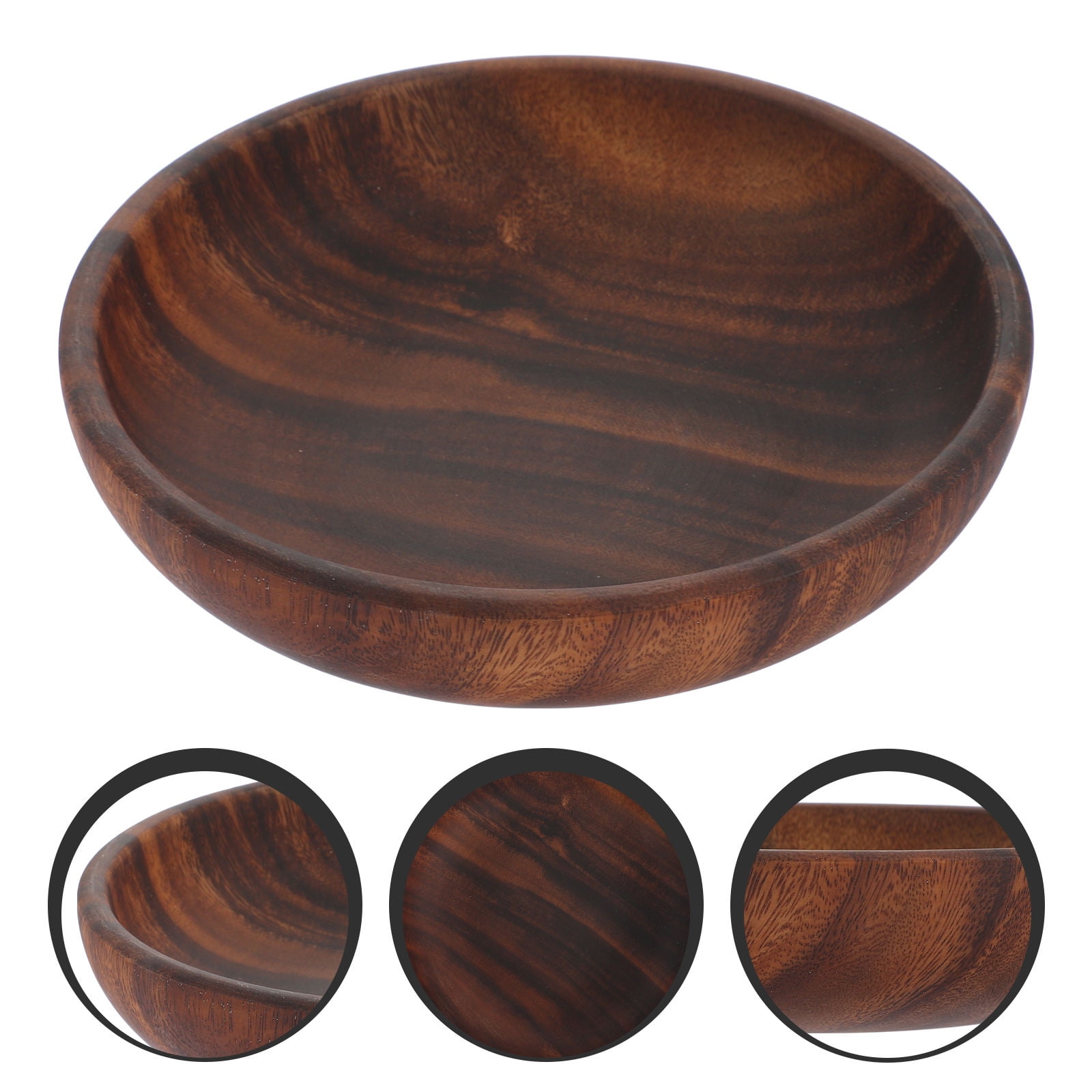 ELAYARD Fruit Serving Dishes Wooden Snacks Serving Bowl 1Pack - Walmart.com