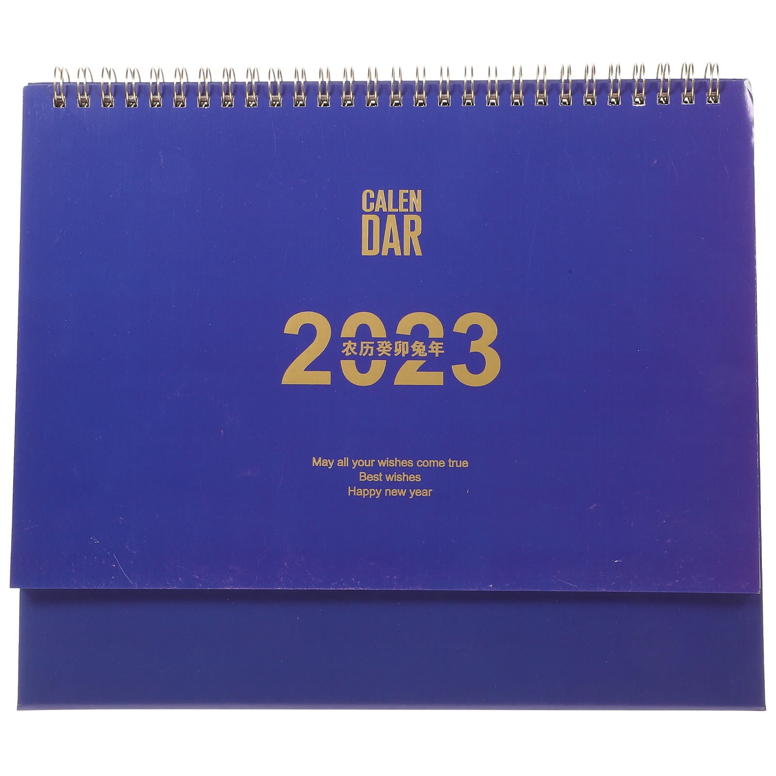 ELAYARD Business Desktop Calendar Navy with Practical Design for Daily ...