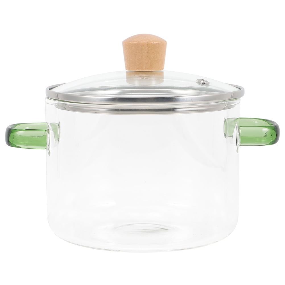 ELAYARD Kitchen Glass Cookware Glass Cooking Pot Transparent 1Pcs for ...