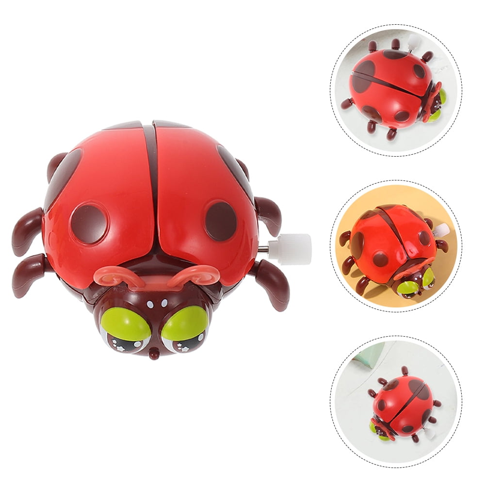 ELAYARD Ladybug Toys for Preschool Children with Wind-up Mechanism and ...