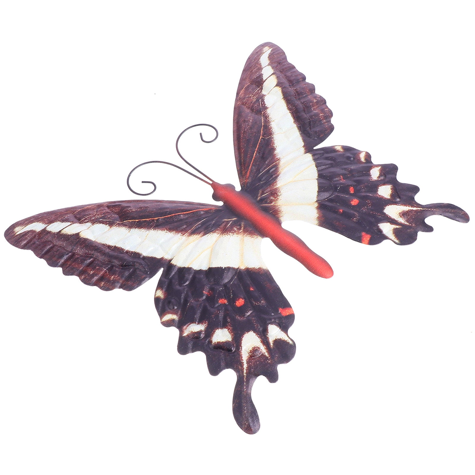 ELAYARD Rust Colored Metal Butterflies Wall Sculpture Iron Art ...