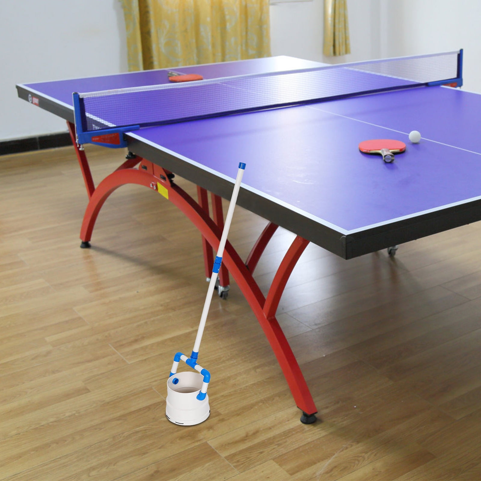 ELAYARD White Plastic Pong Ball Picker Portable Design for Storage and ...