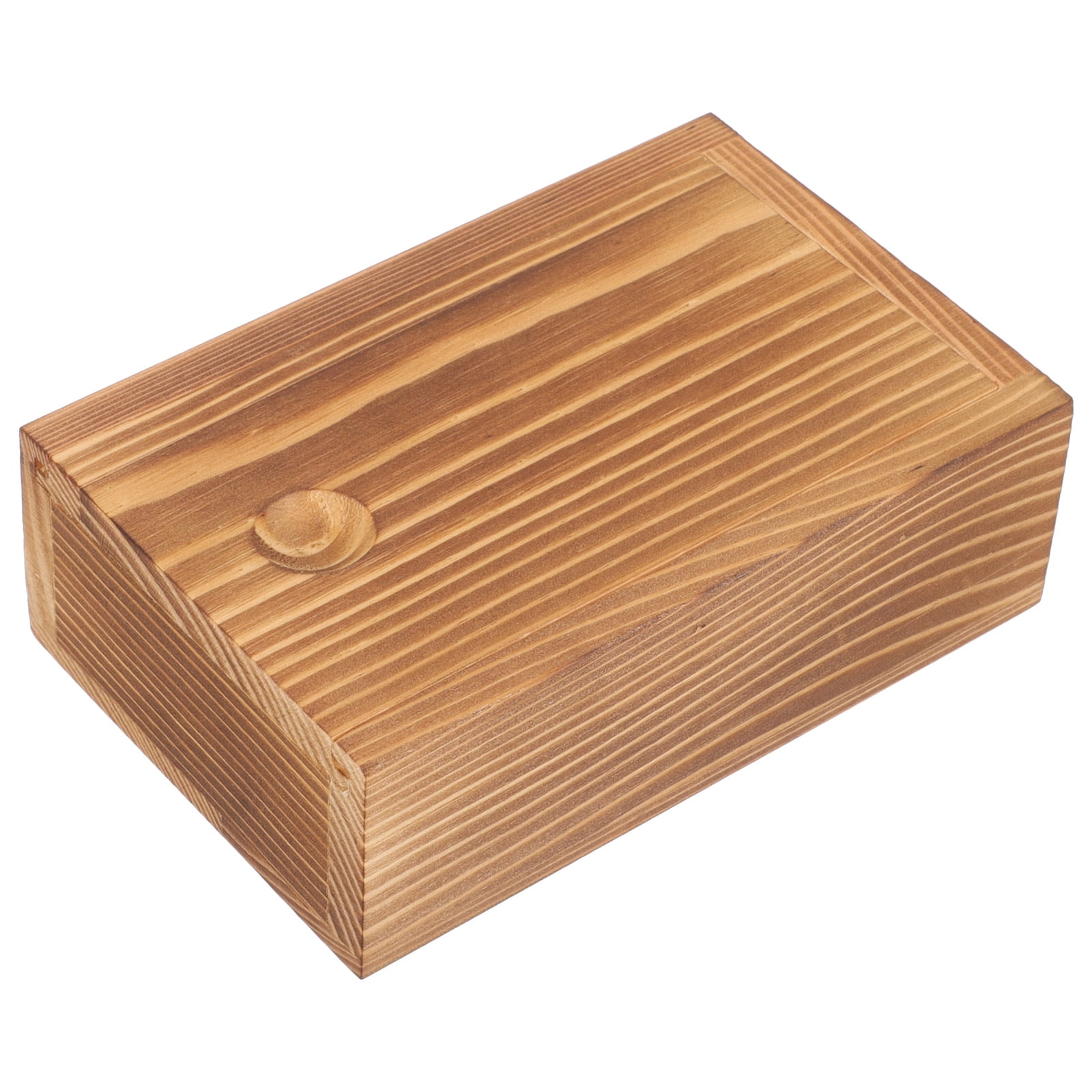 ELAYARD 1Set Brown Wood Jewelry Organizer Decorative Box with Hinged ...