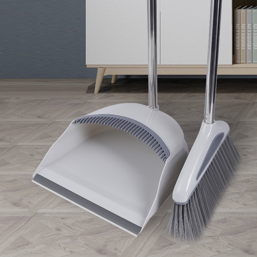 ELAYARD Lightweight Home Cleaning Broom and Dustpan Set with Ergonomic ...