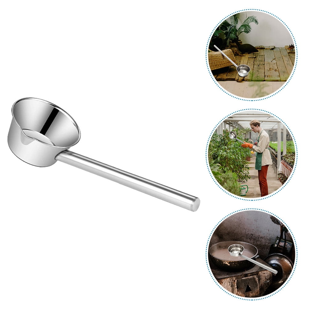 ELAYARD Garden Dipper Ladle Silver Stainless Steel 1Pack 19.7X7.1X3.7In ...
