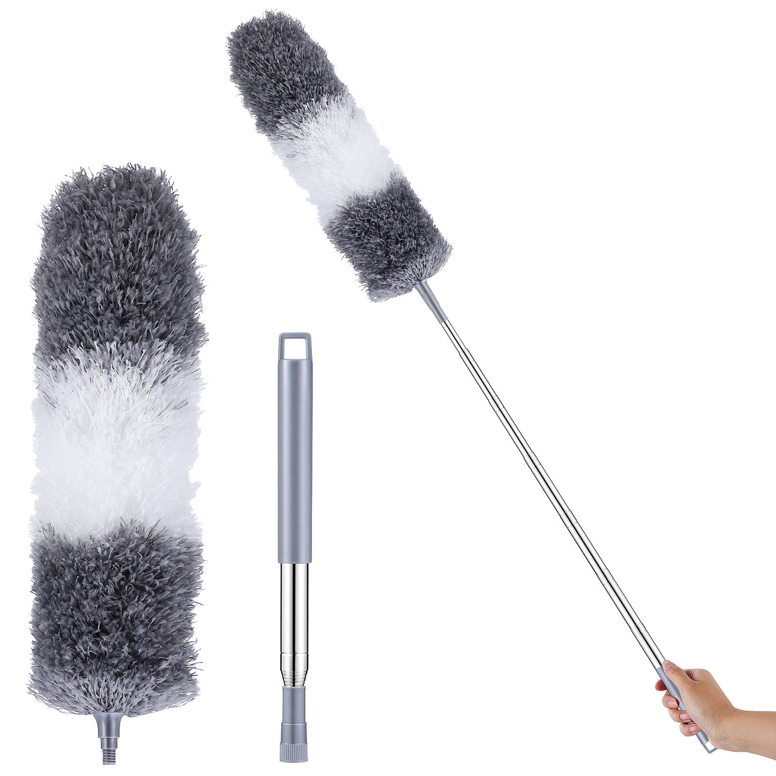 ELAYARD MultiColor Microfiber Duster With Extension Pole for High ...