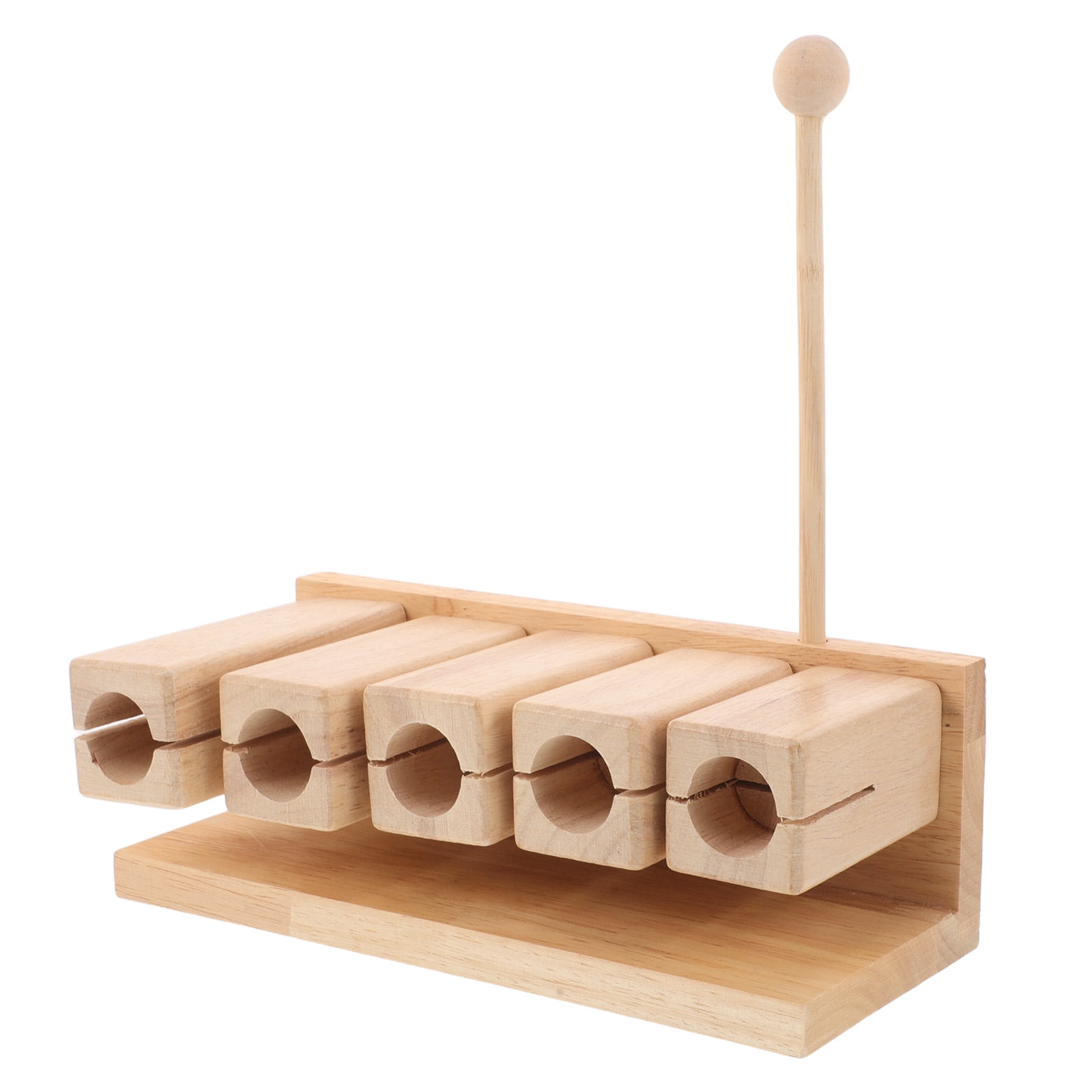 ELAYARD Hand Percussion Instrument Wood Rhythm Block Five Tone ...