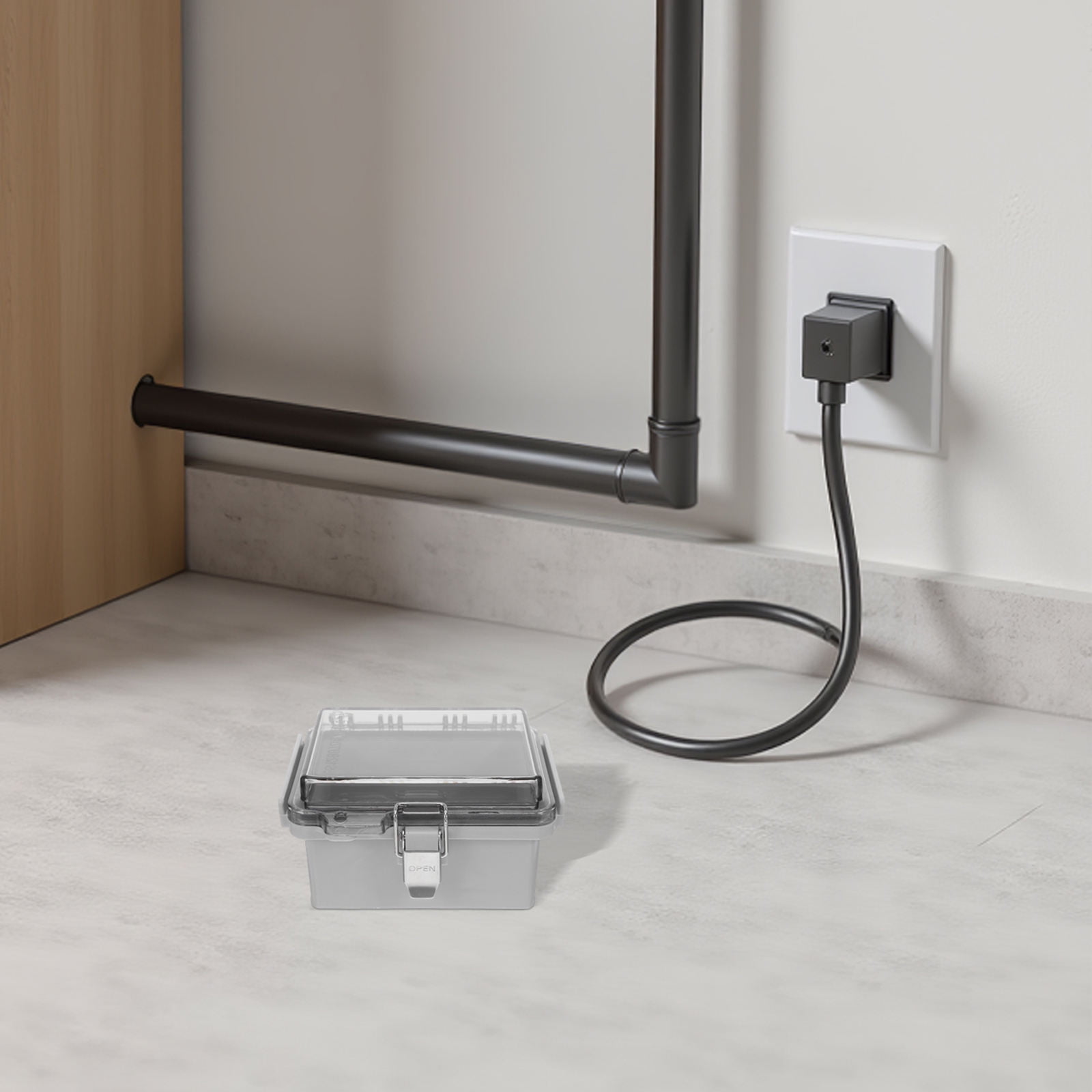 ELAYARD ABS Junction Box, Transparent, Waterproof, Stainless Steel ...
