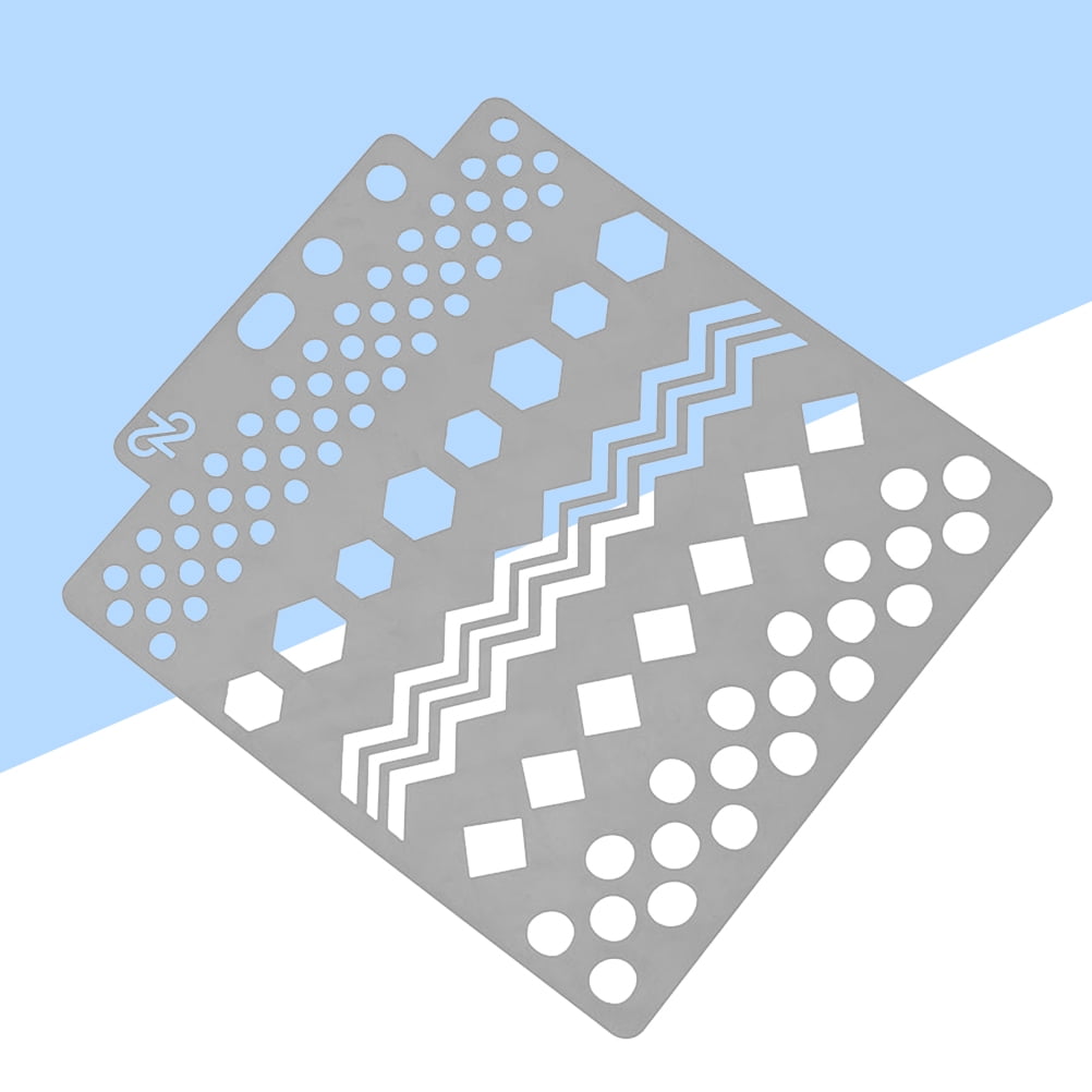 ELAYARD Painting Templates Grey Plastic Stencils for Drawing Durable ...
