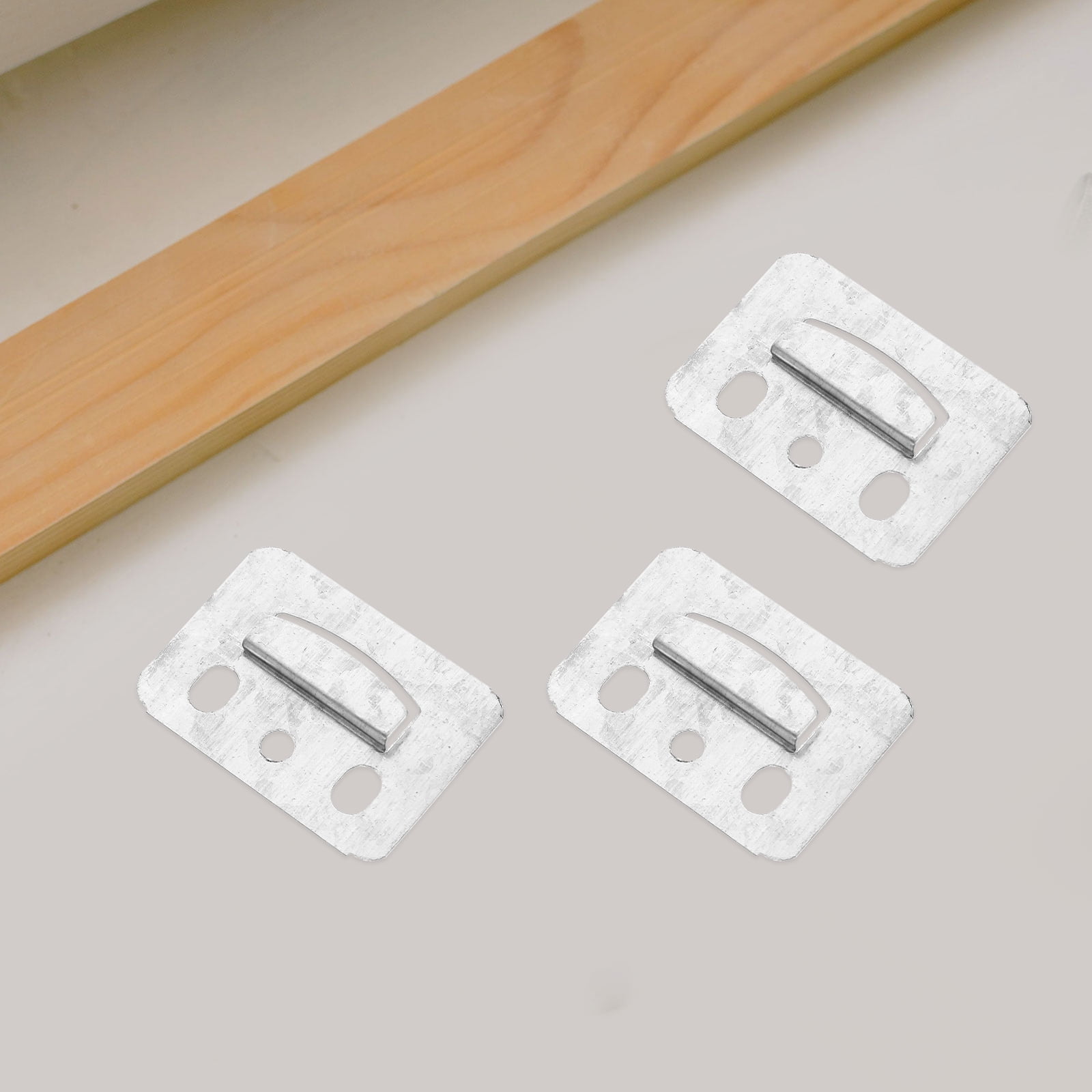 ELAYARD Panel Mounting Clips 100Pack Transparent Zinc Iron Home Office ...