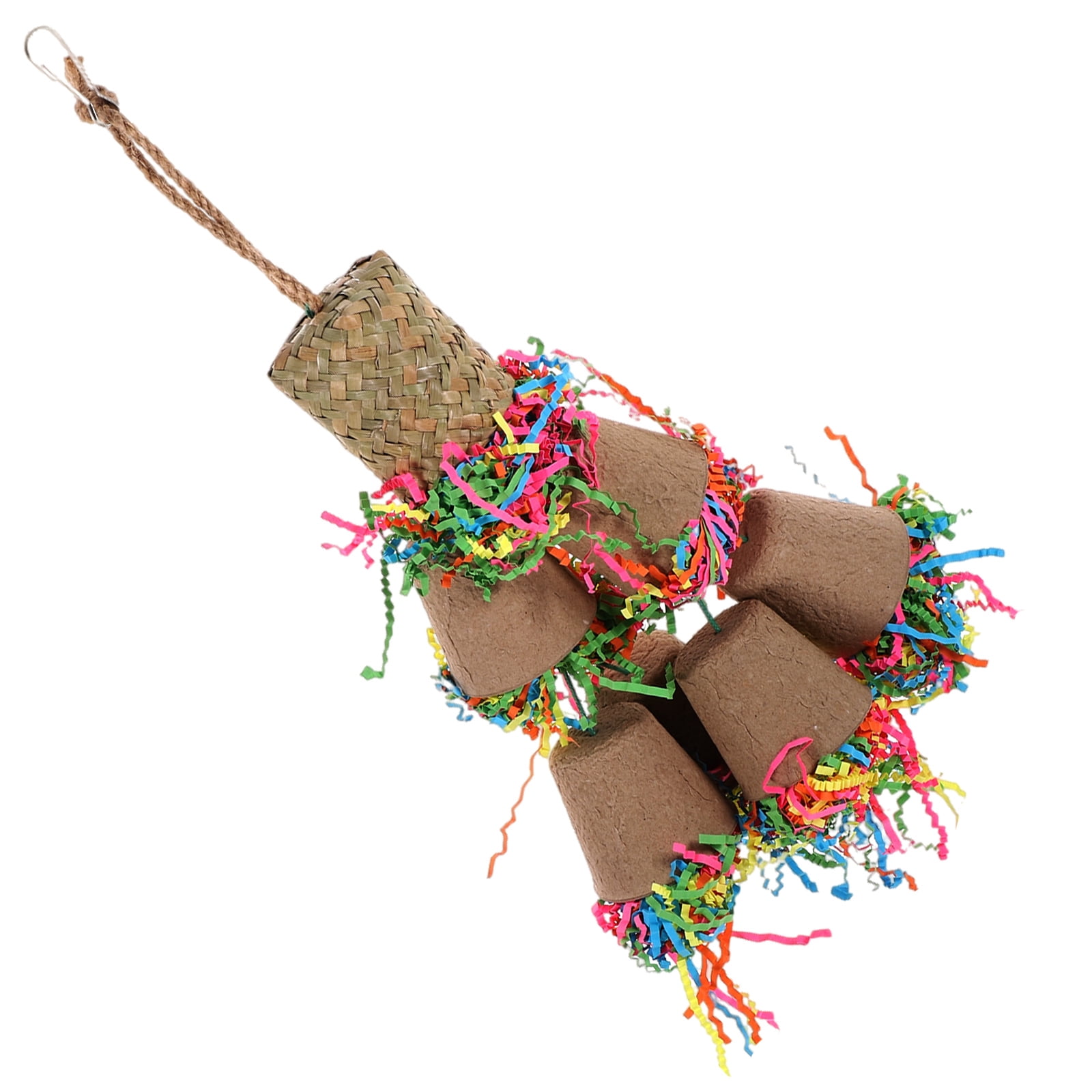 ELAYARD Parrot Chewing Toy Paper Coffee for Bird Owners Indoor Pet ...