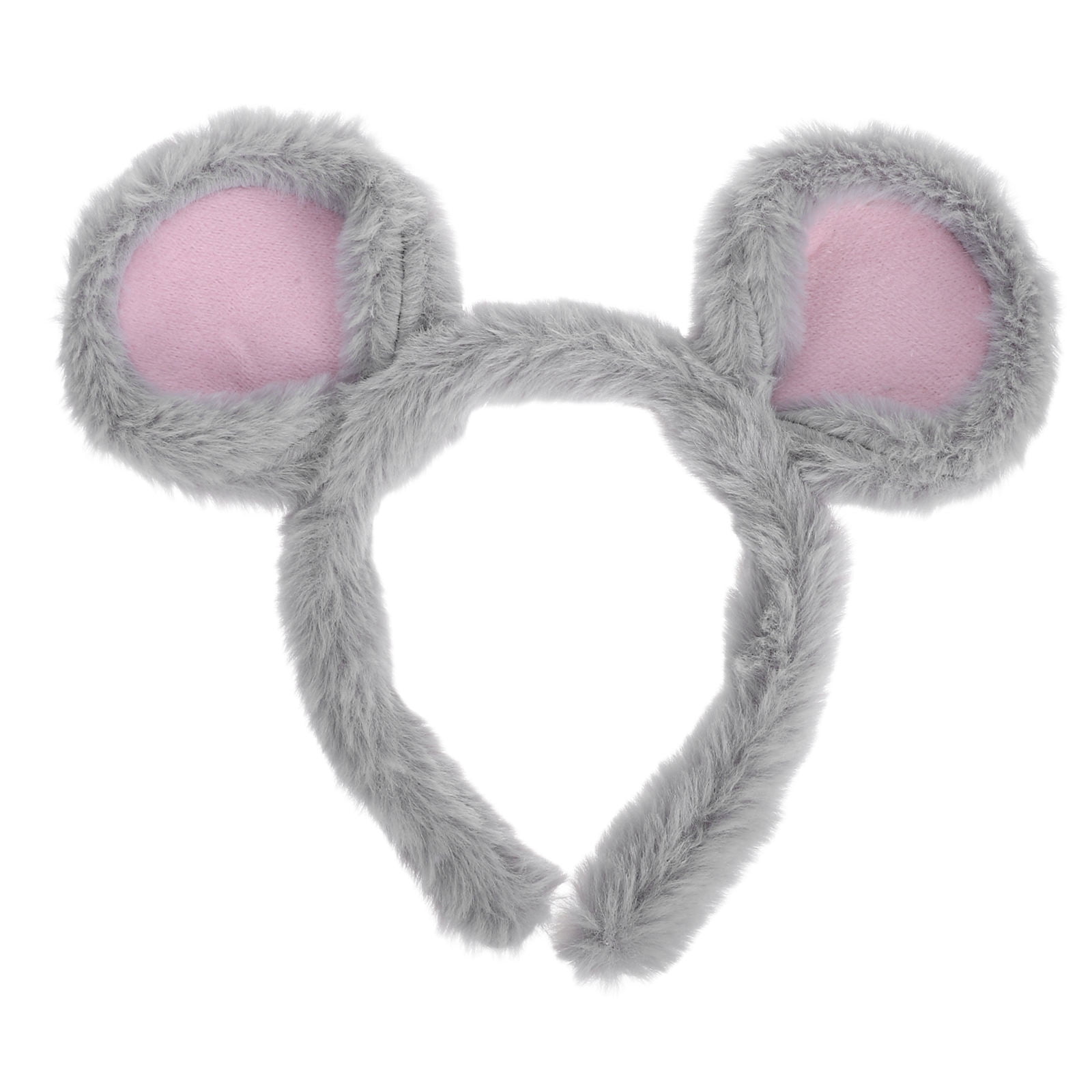 ELAYARD Soft Plush Grey Mouse Headband Cute Animal Ears Hair Accessory ...