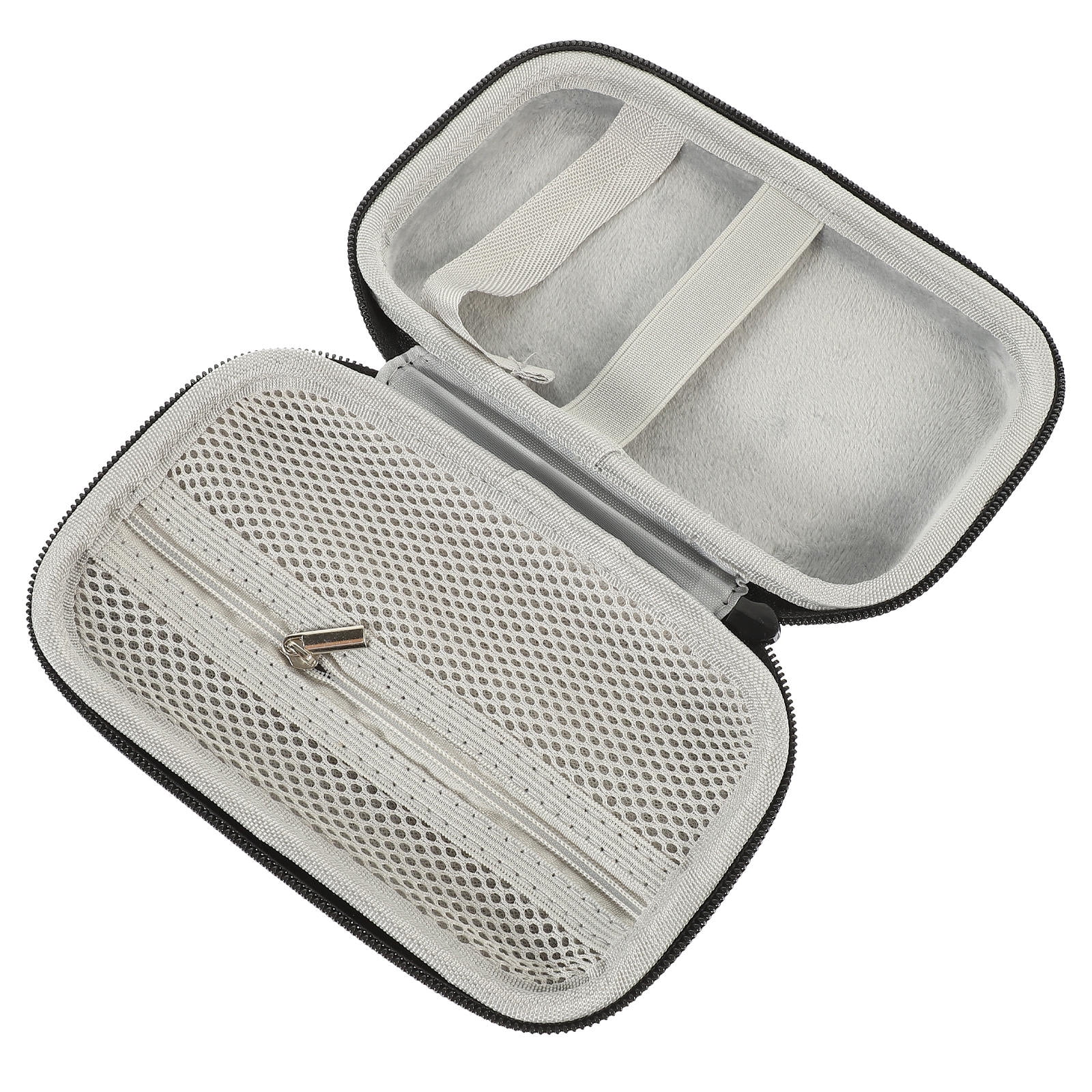 ELAYARD Portable Electronics Organizer Travel Case for Mic in Black PU ...