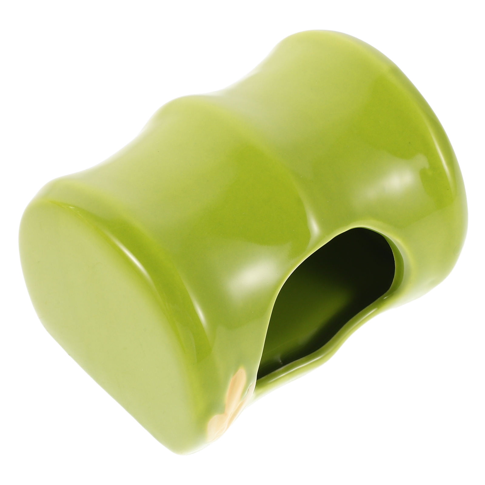 ELAYARD Rat Hideaway Hut 1Pcs Green Ceramic Hamster Enclosure For Mice ...