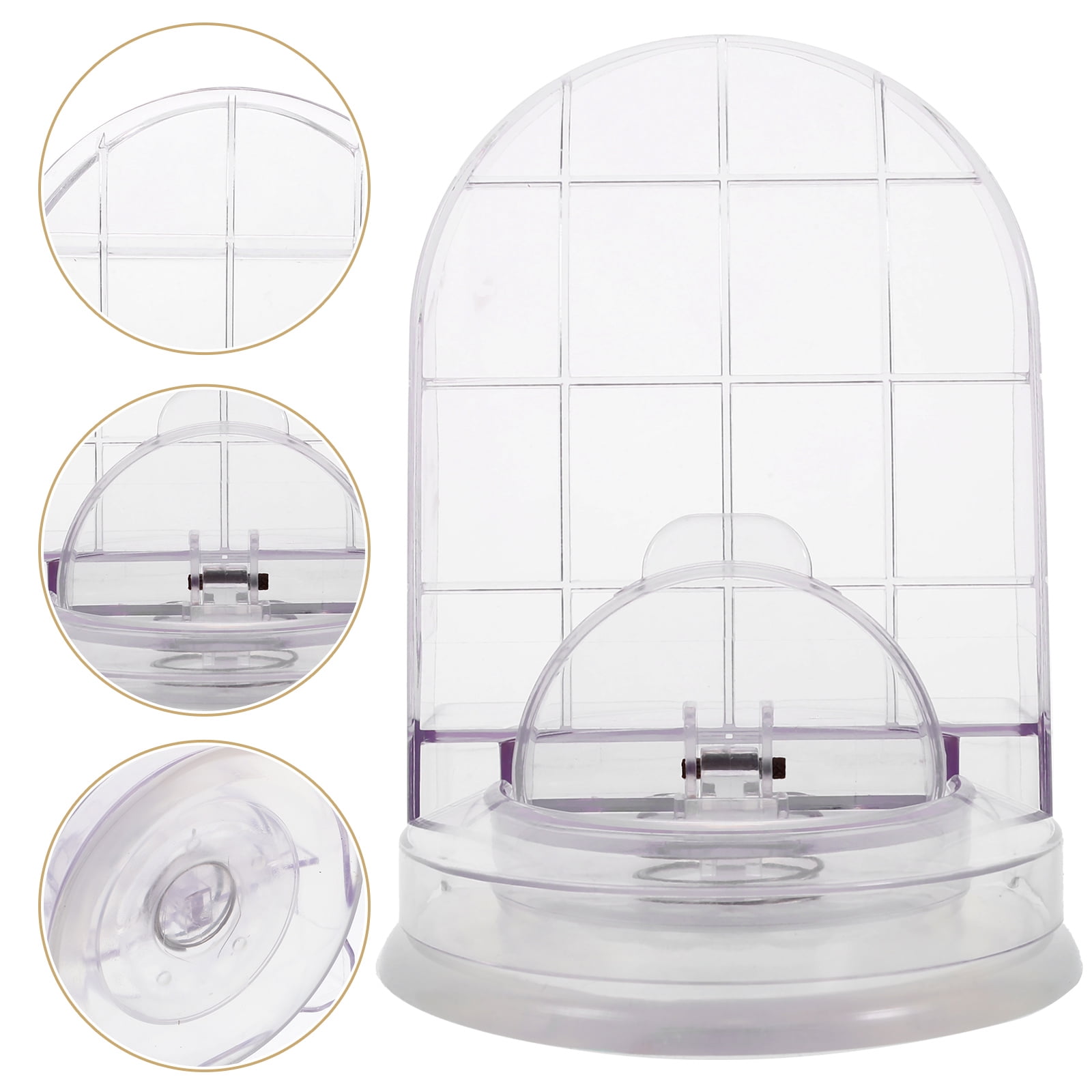 ELAYARD Foot Rest for Shower Bathroom Shower Foot Pedal in Transparent ...