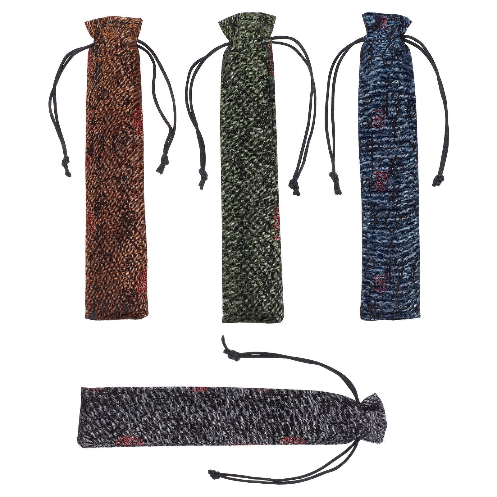 ELAYARD Folding Hand Fan Pouches Drawstring Protection Assorted Color ...