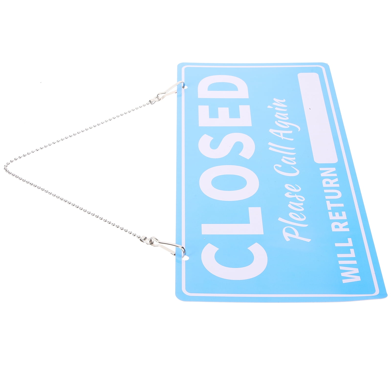 ELAYARD Open Closed Sign for Retail Sky Blue PVC 1Set Business Owners ...