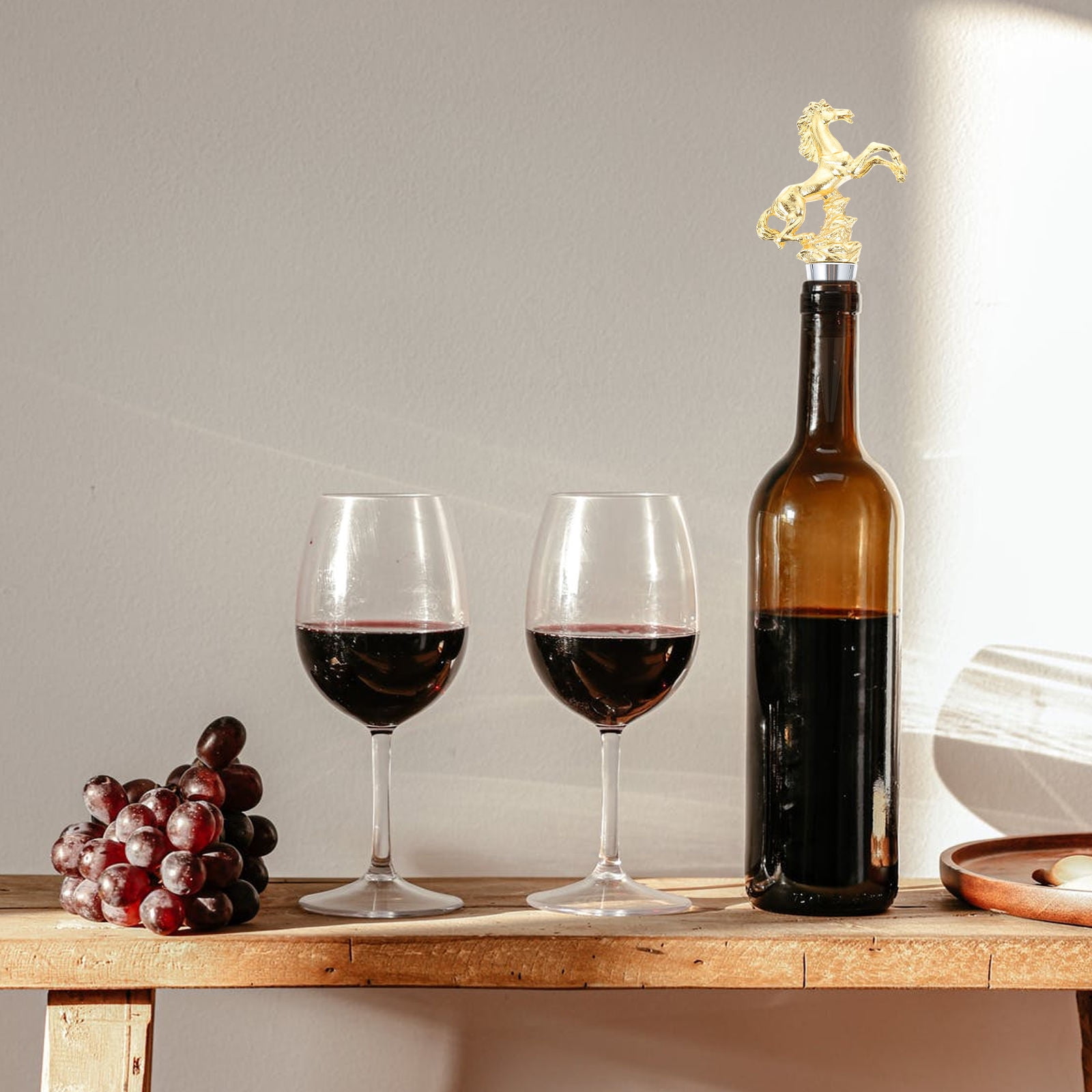 ELAYARD Wines Sealer Bottle Caps 3D Design Golden 1Pack - Walmart.com