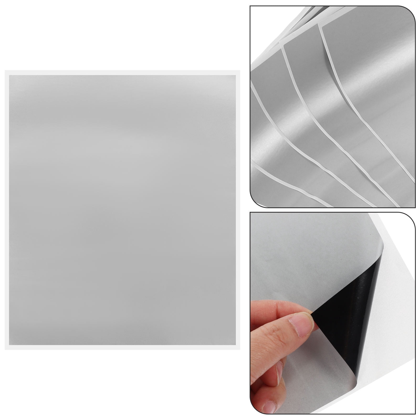 ELAYARD Silver Scratch Off Stickers for DIY Cards Party Games and ...