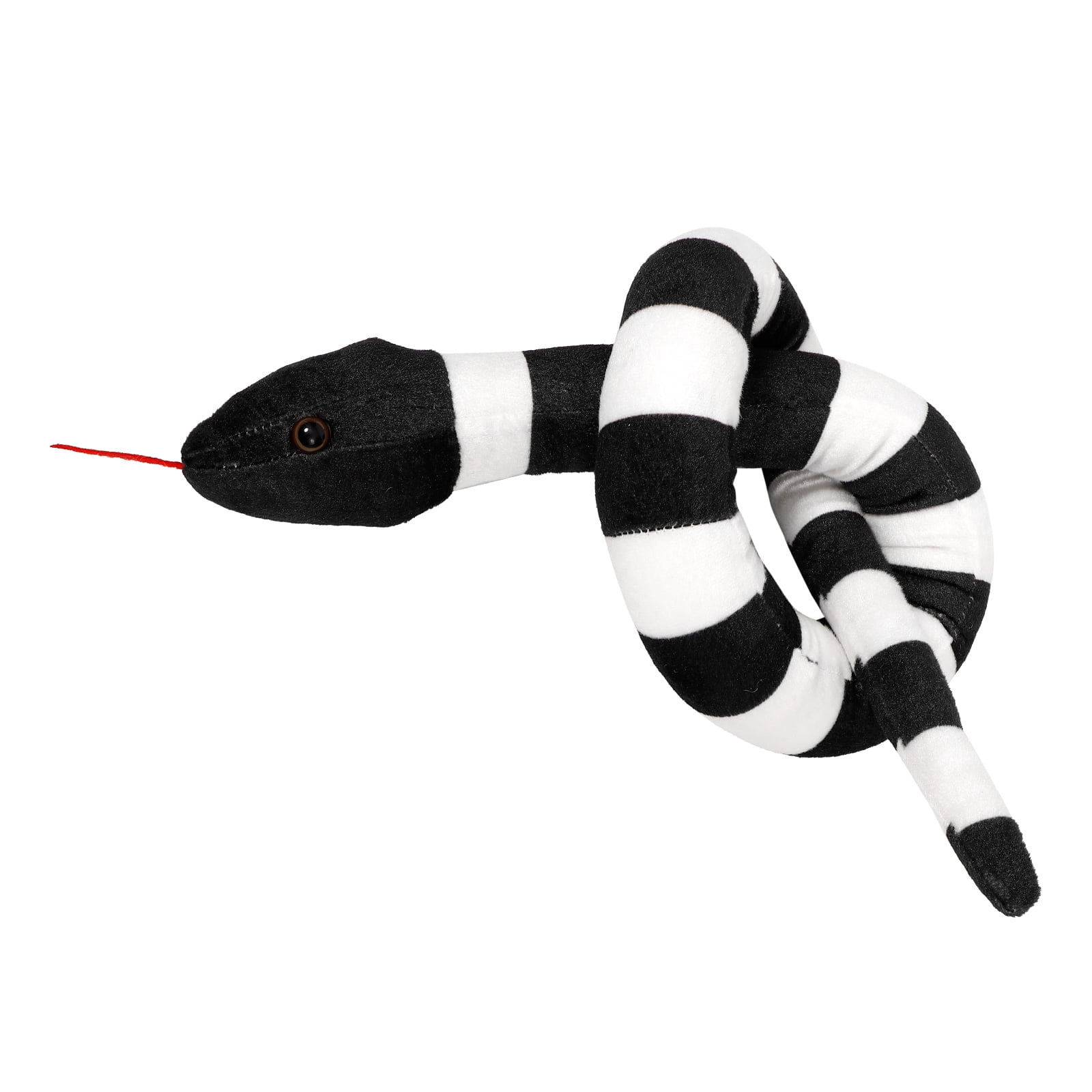 ELAYARD Simulation Animal Model Realistic Toy Snake in Black and White ...