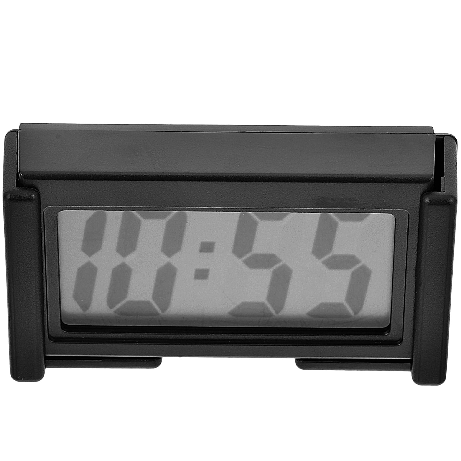 ELAYARD Small Digital Clock Dashboard Digital Clock Black Temperature ...