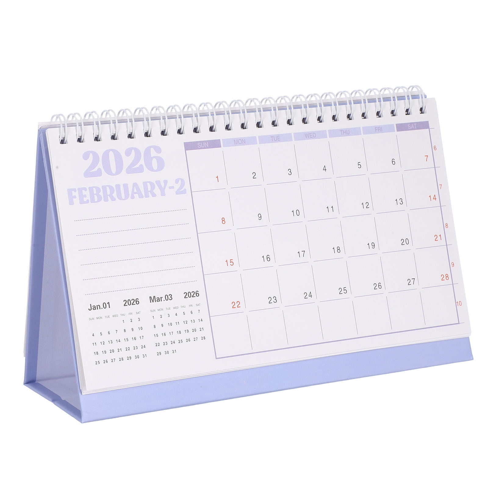 ELAYARD 2026 Desk Calendar Spiral Bound Monthly Planner with Foldable ...
