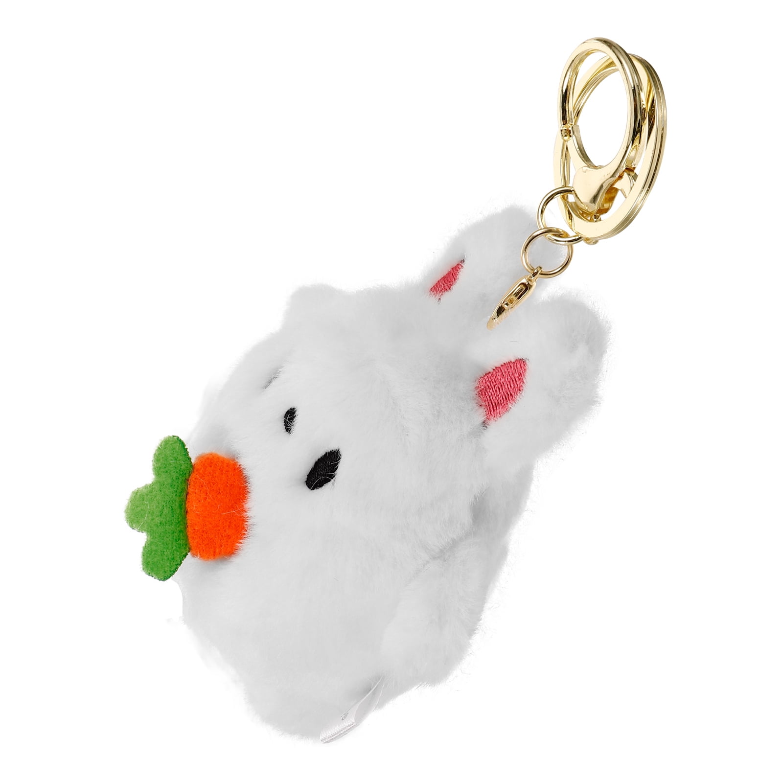 ELAYARD Bunny Keychain Character Pendant Keychain Long Plush White ...