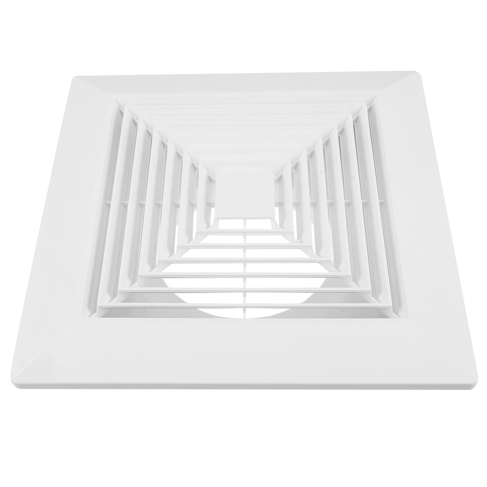 ELAYARD Bathroom Exhaust Fan Cover White ABS Plastic with Spring Lock ...