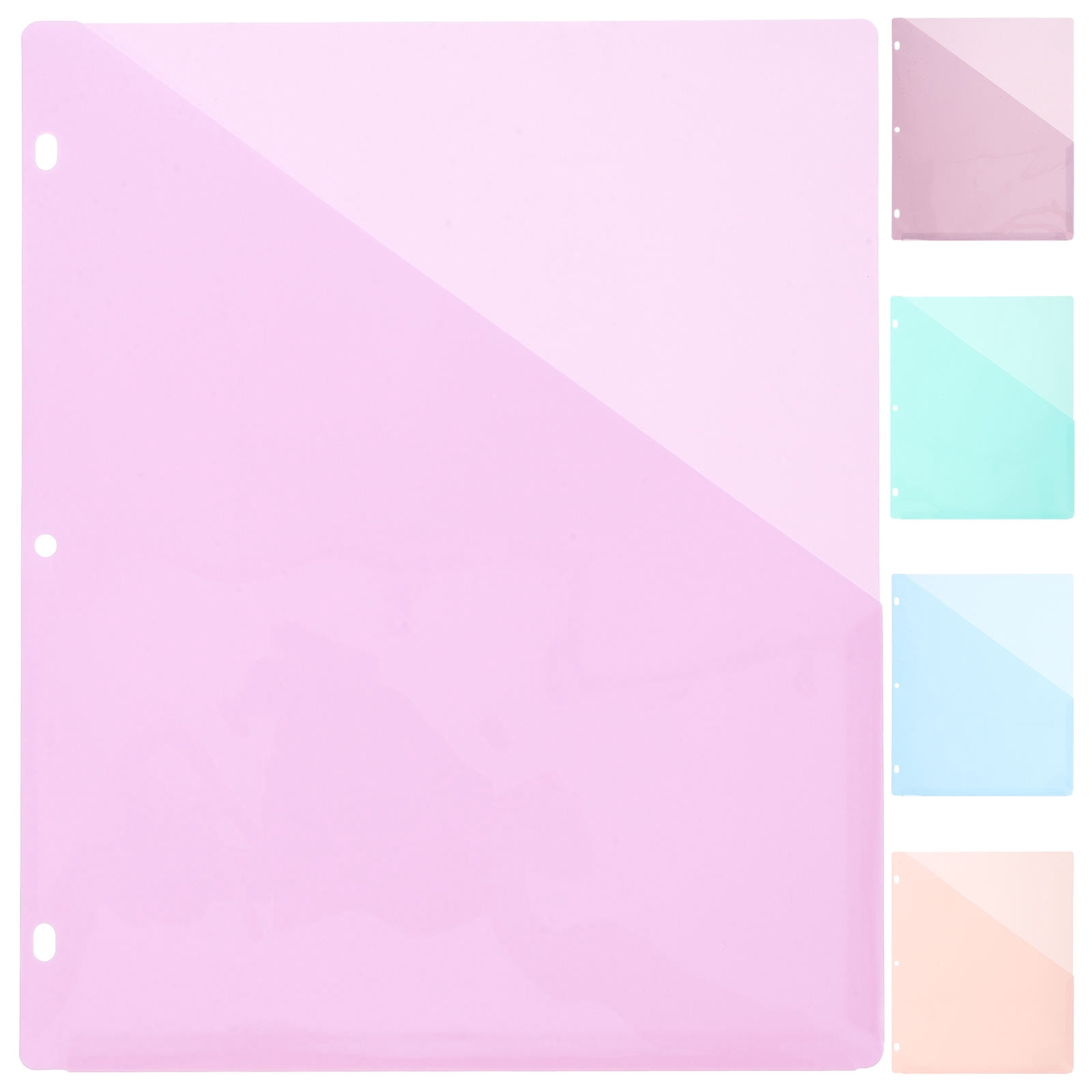 ELAYARD Students 5Pcs Binder Pockets for 3 Ring Binder Document ...