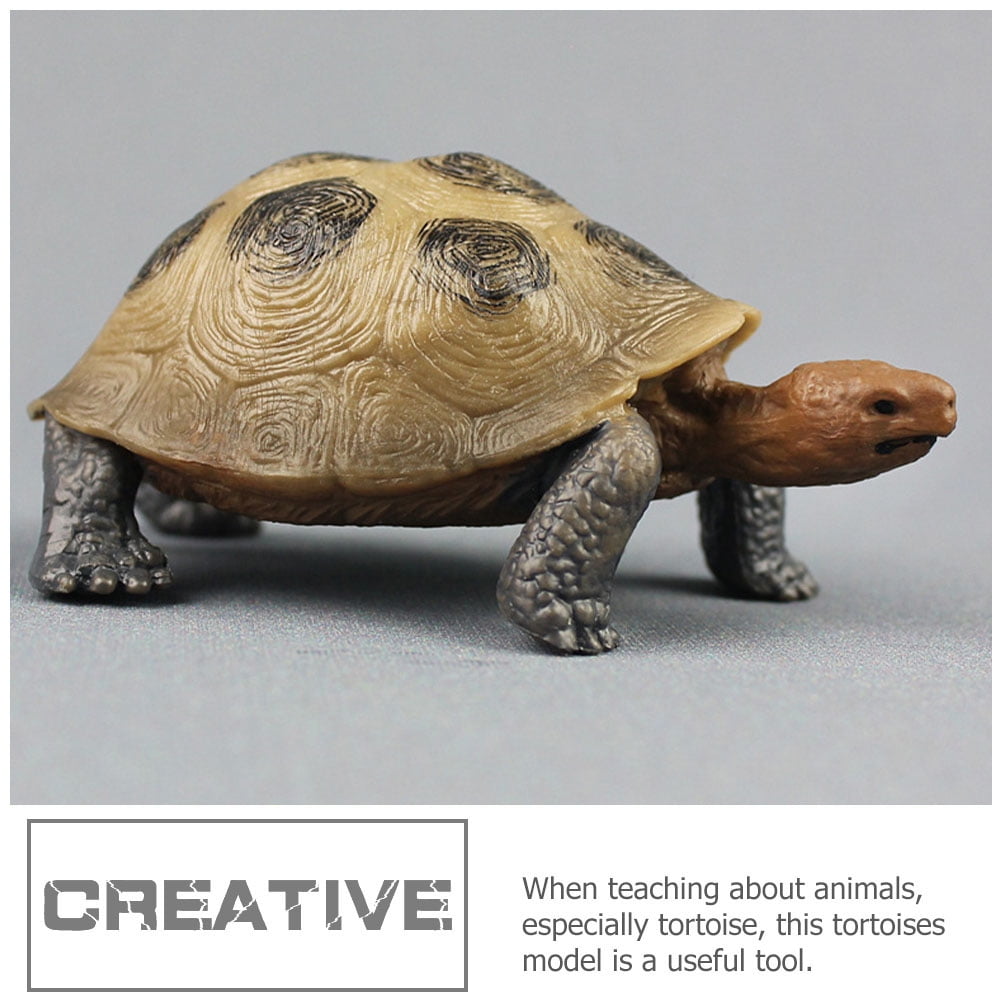 ELAYARD Turtle Decor Land Tortoise Model for Kids Realistic Animal ...