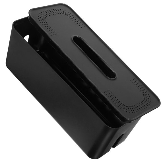 ELAYARD Wall Mount Cable Organizer Box Black Sturdy Wire Management for ...